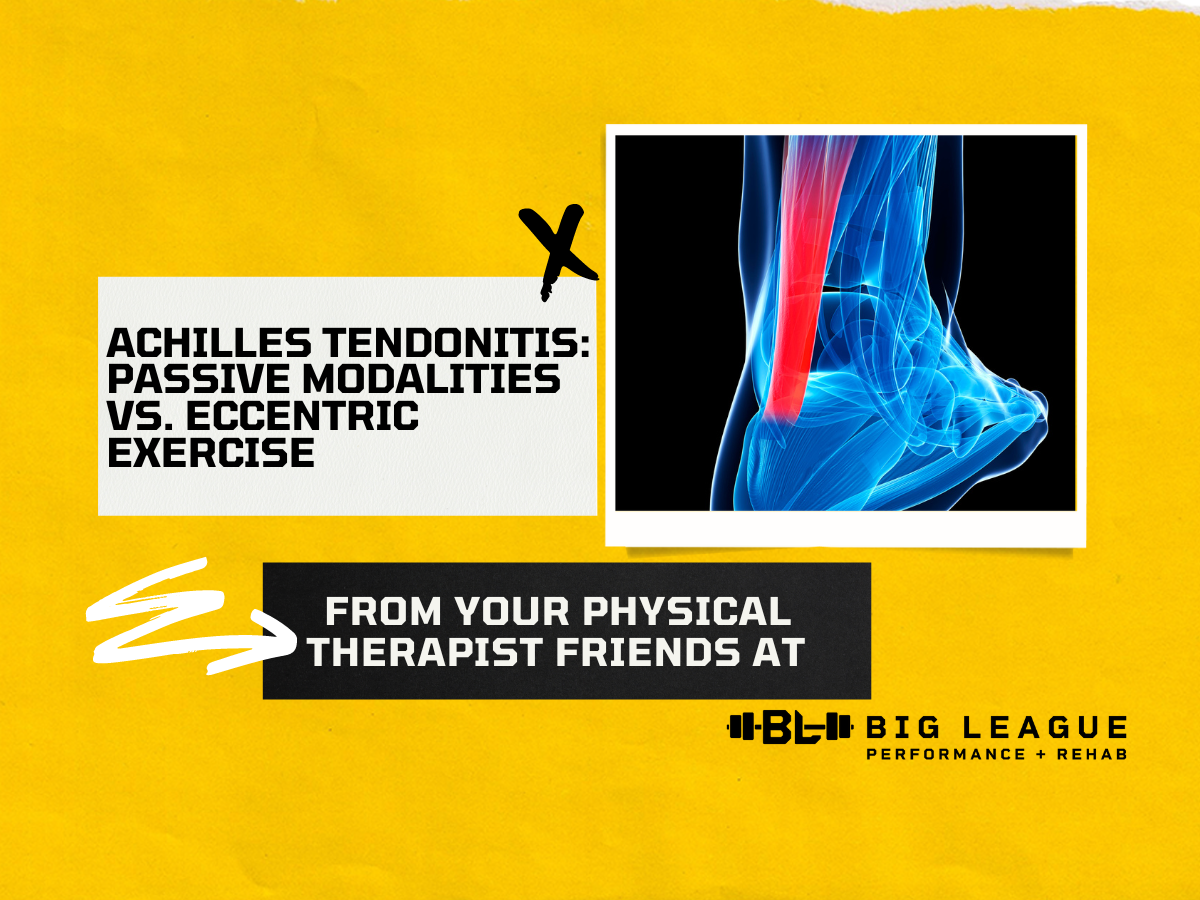 Passive vs. Eccentric Exercise | DC Physical Therapy - Big League ...