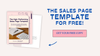 Create a Sales Page That Converts FREE SALES PAGE TEMPLATE — Amelie ...