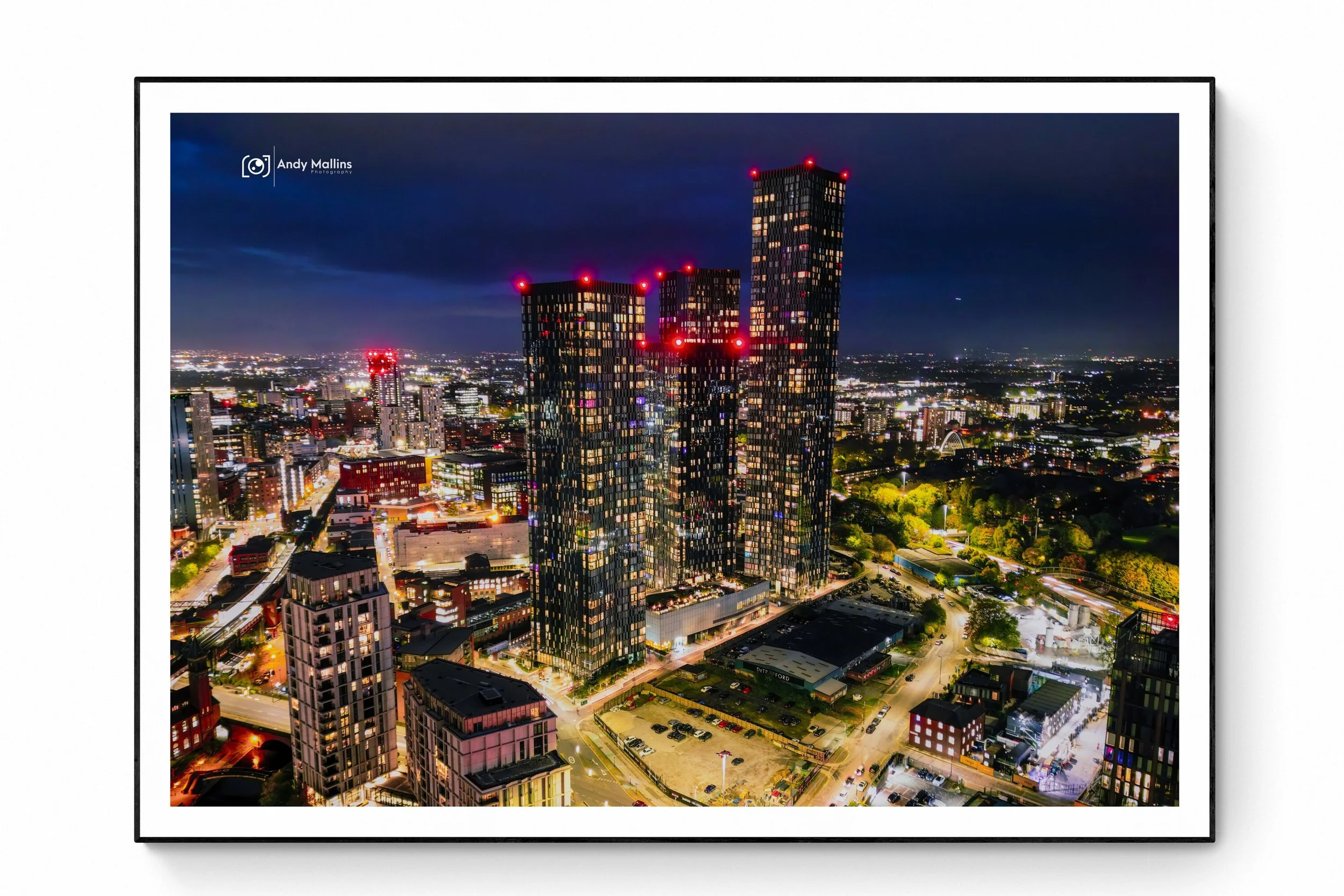 Deansgate Square | Aerial Photography | Prints for Sale | Andy Mallins ...