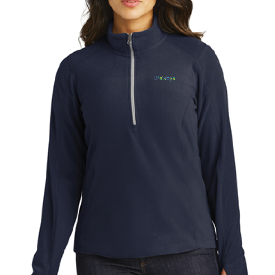 Port Authority® Ladies Microfleece 1/2-Zip Pullover, L224 — LifeWays