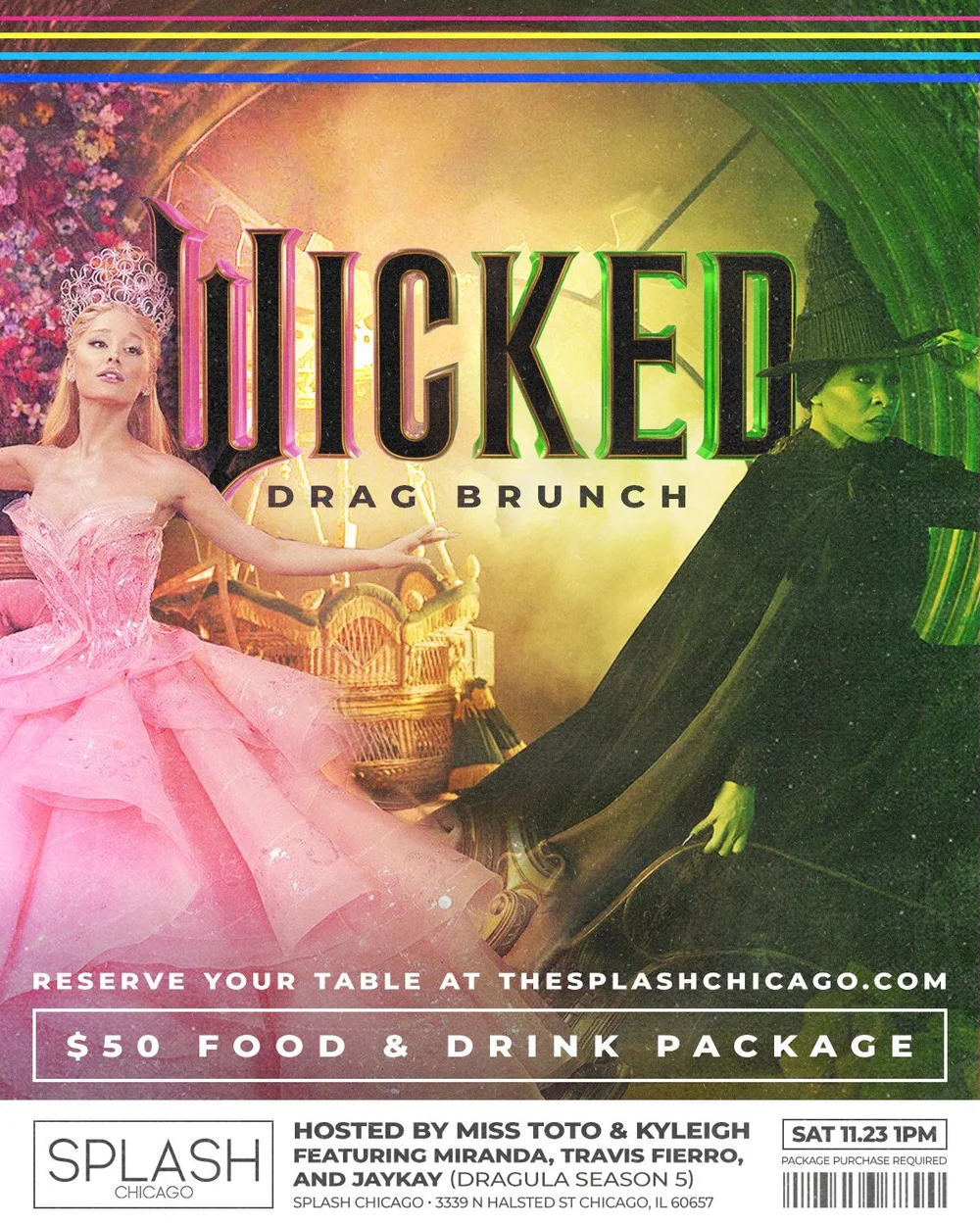 WICKED DRAG BRUNCH — Splash Chicago