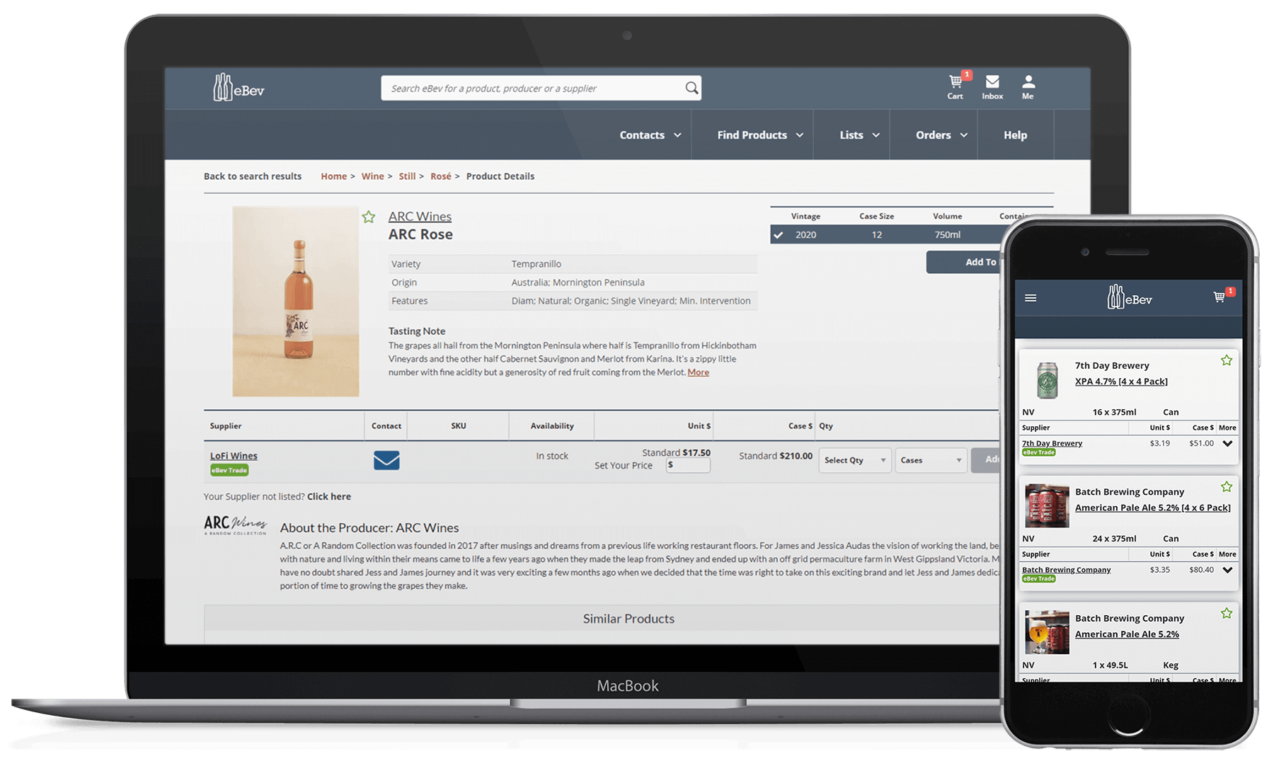 eBev | Simplifying + empowering the beverage trade