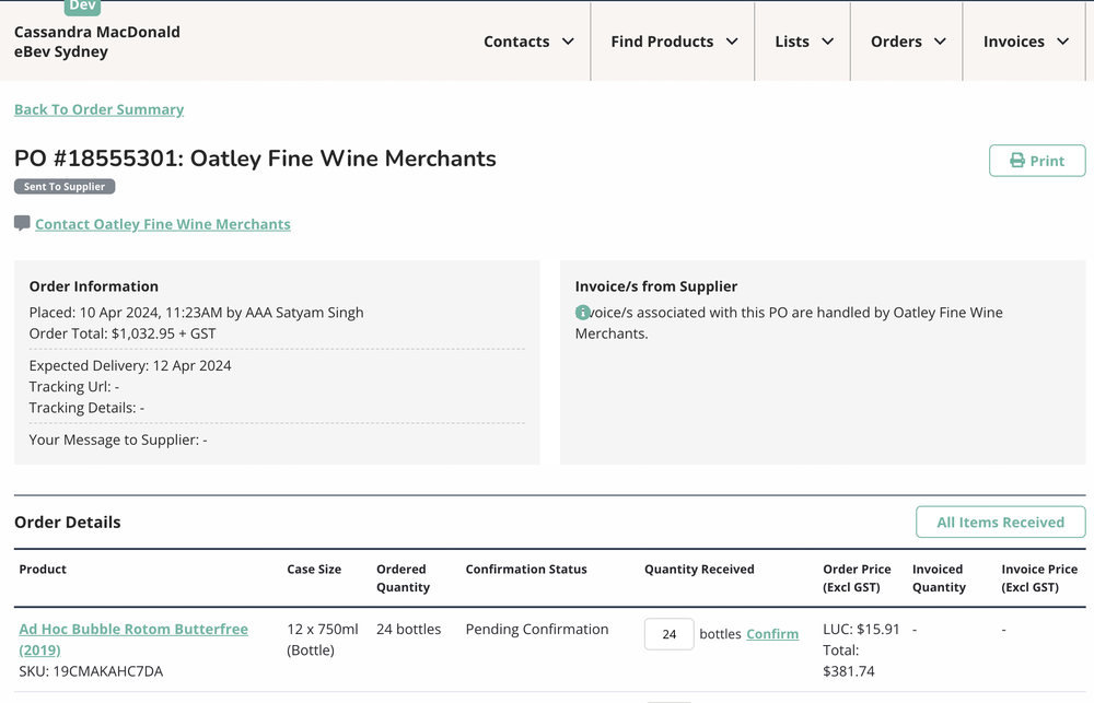 OFWM Customers — eBev