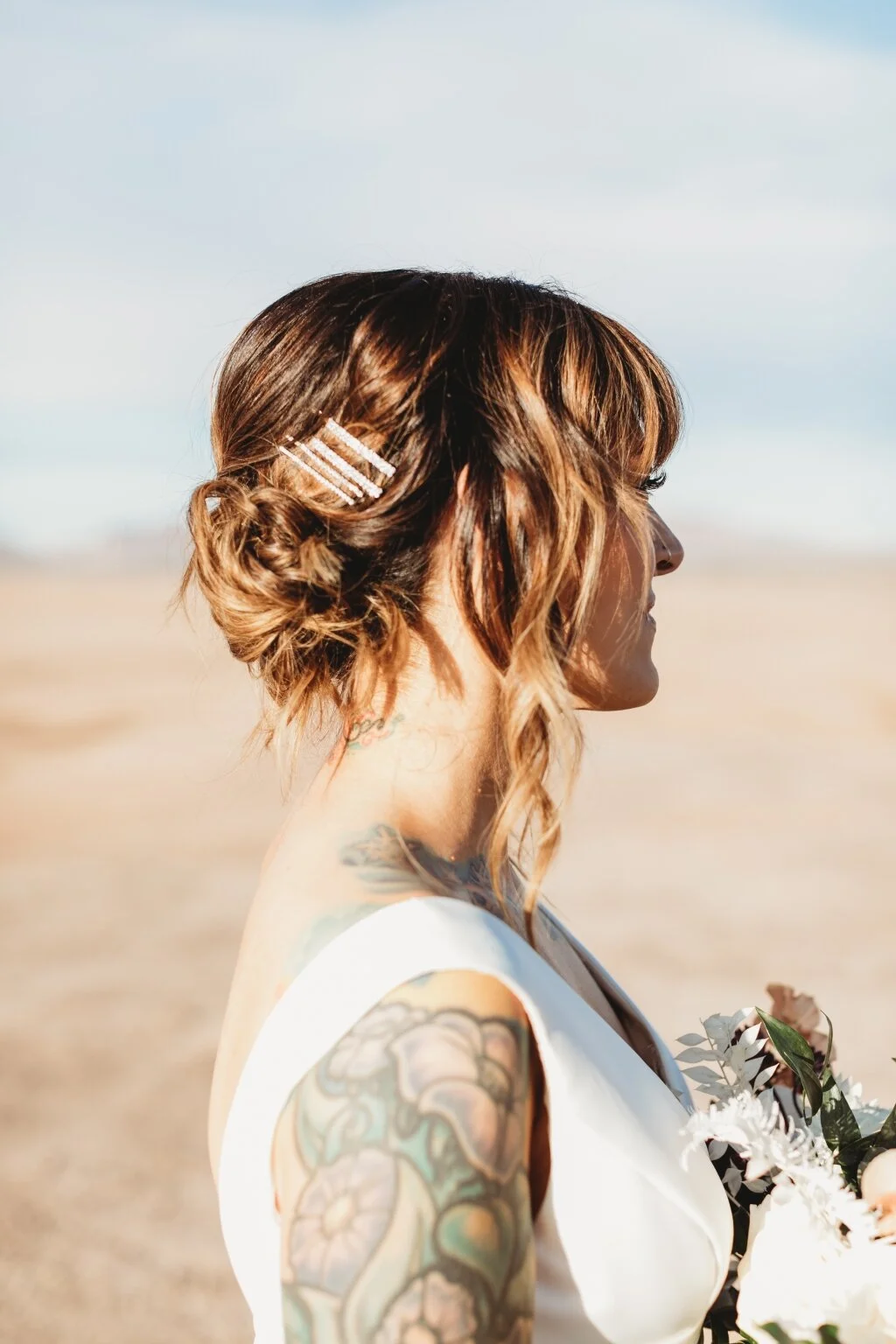 Meg D Bridal Updo Hairstylist in Las Vegas — Amelia C & Co