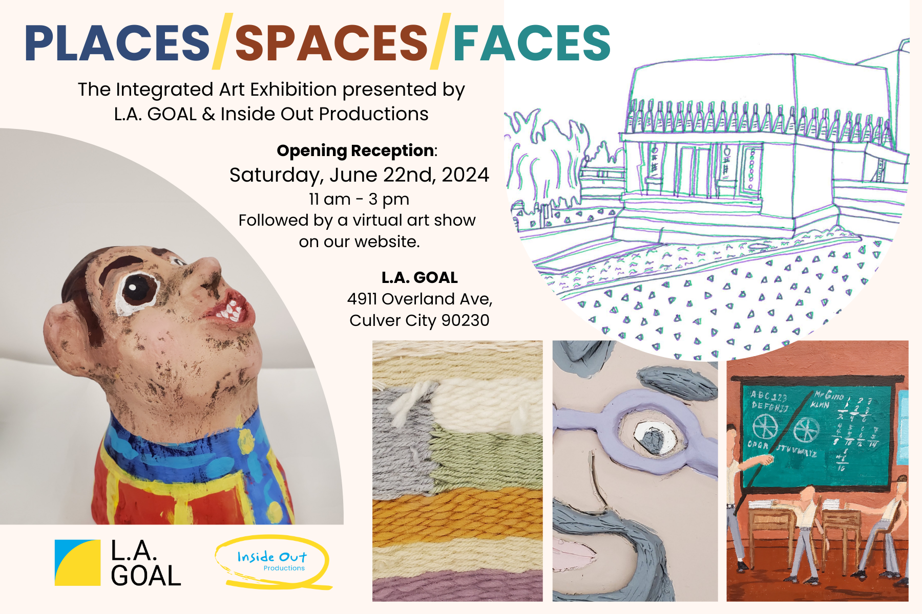 PLACES/SPACES/FACES Virtual Annual Art Show 2024 — Inside Out Productions