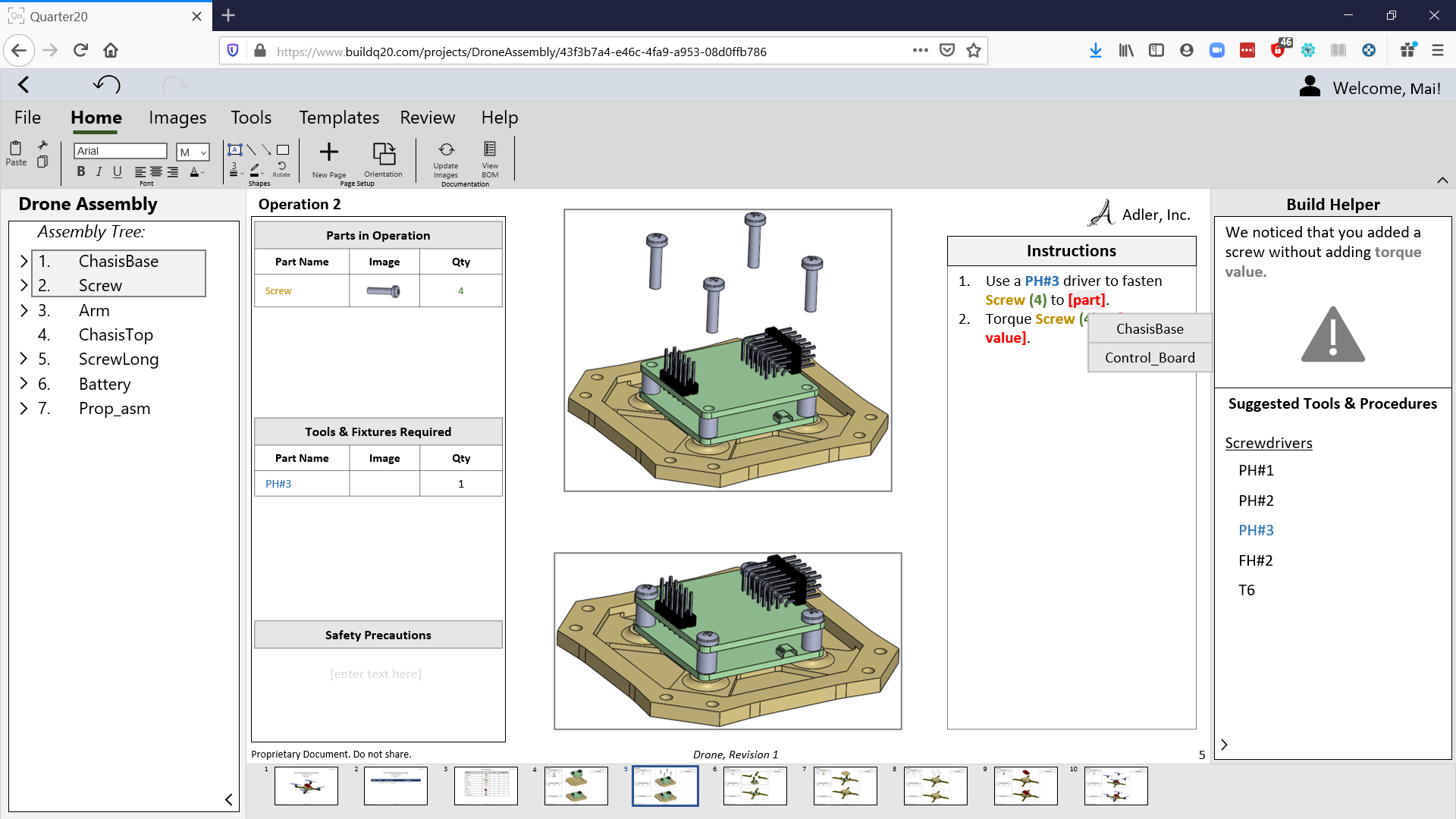 Quarter20: modernizing work instructions for manufacturing
