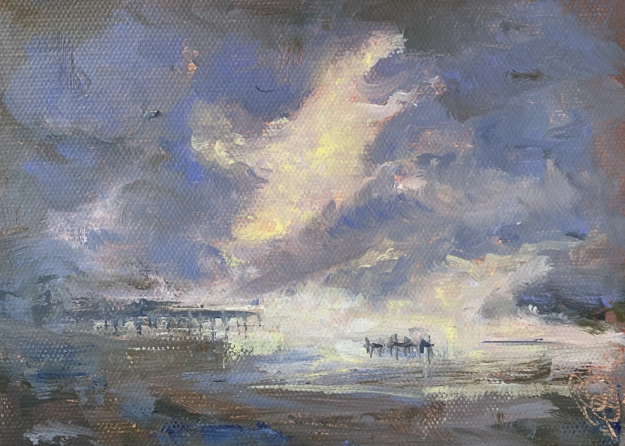 A storm at St Anne’s Beach — Alexandra Carus Bowker