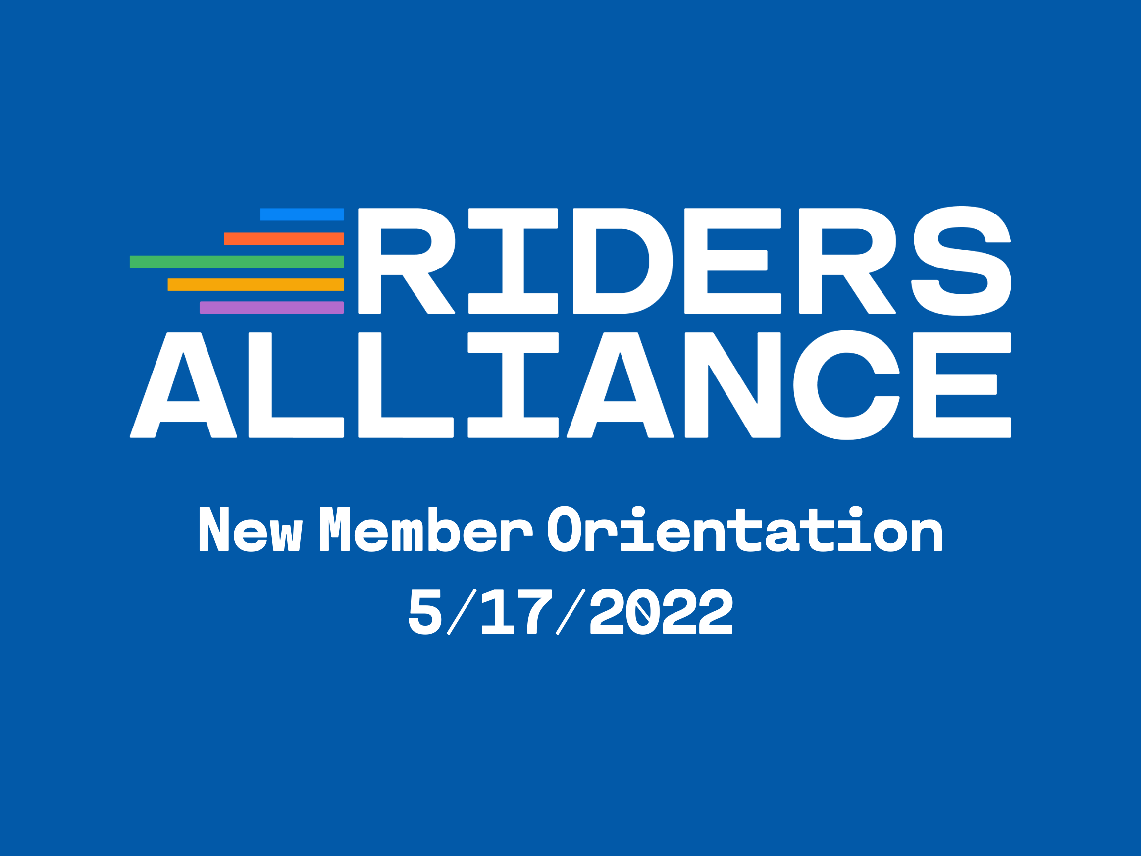 Attend an Event — Riders Alliance