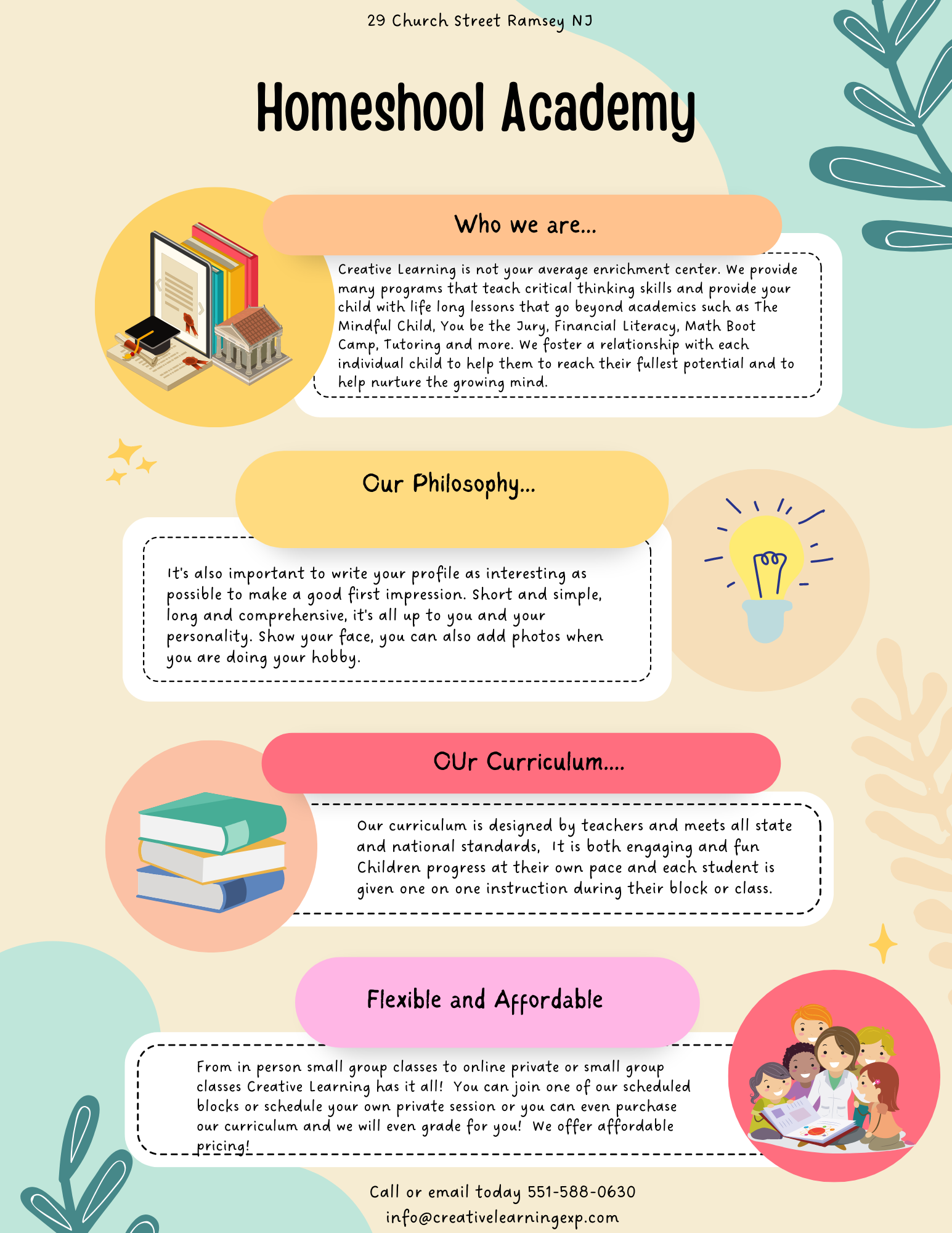 Services 4 — Creative Learning Experiences