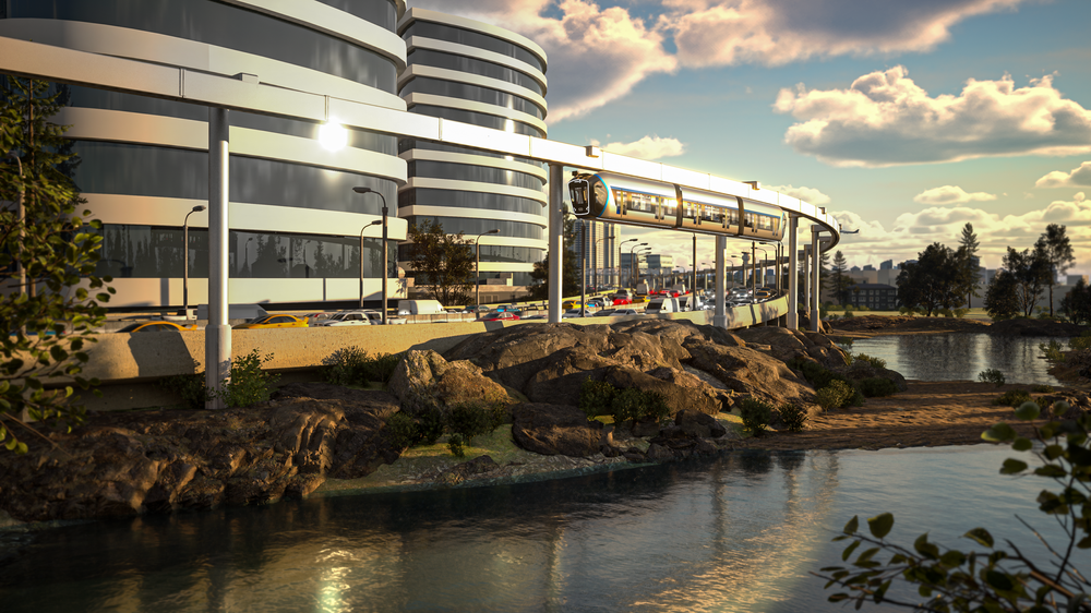 Aeroloop - Suspended monorail technology — Fordyno Design & Engineering