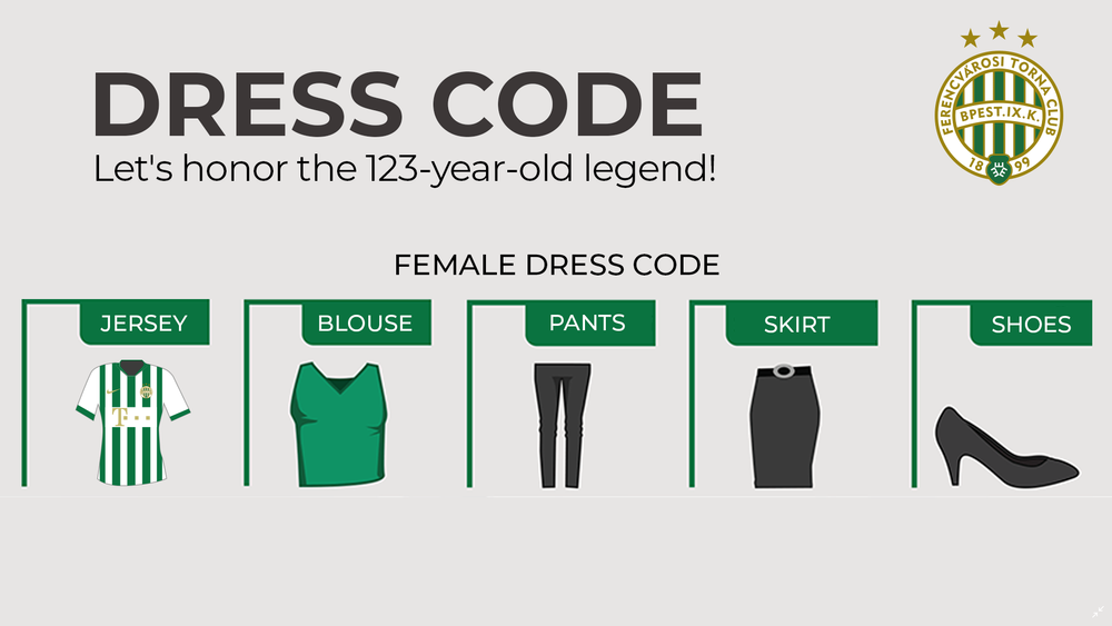 Dress code english — Groupama Aréna