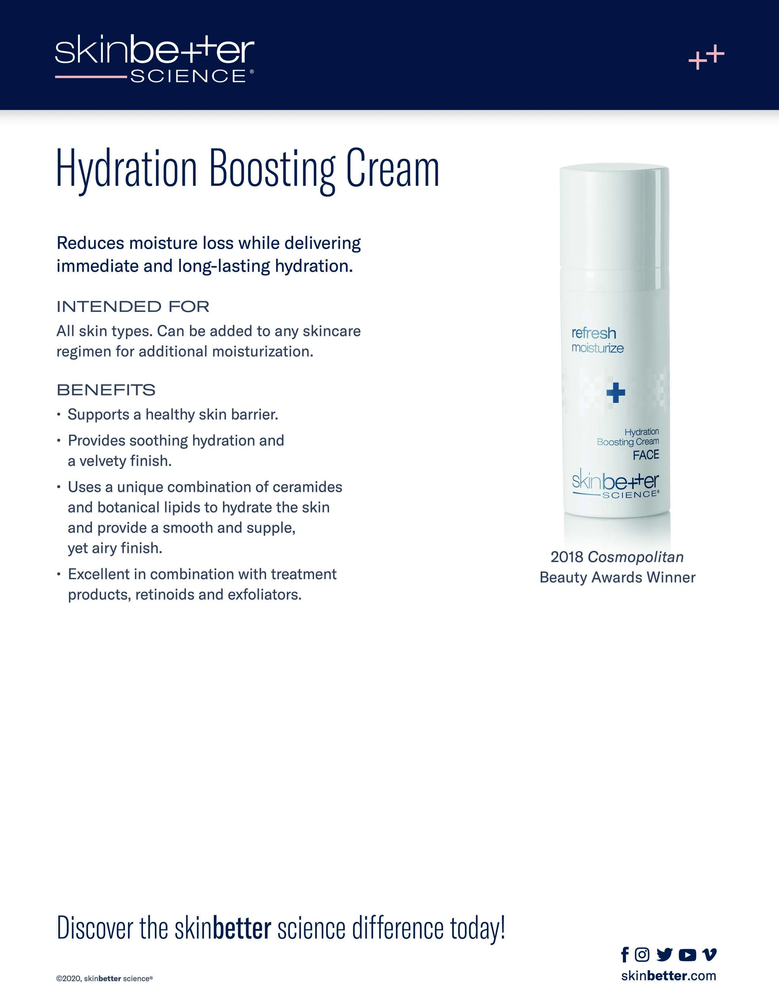 SkinBetter Refresh Hydration Boosting Cream — M Dika Dermatology