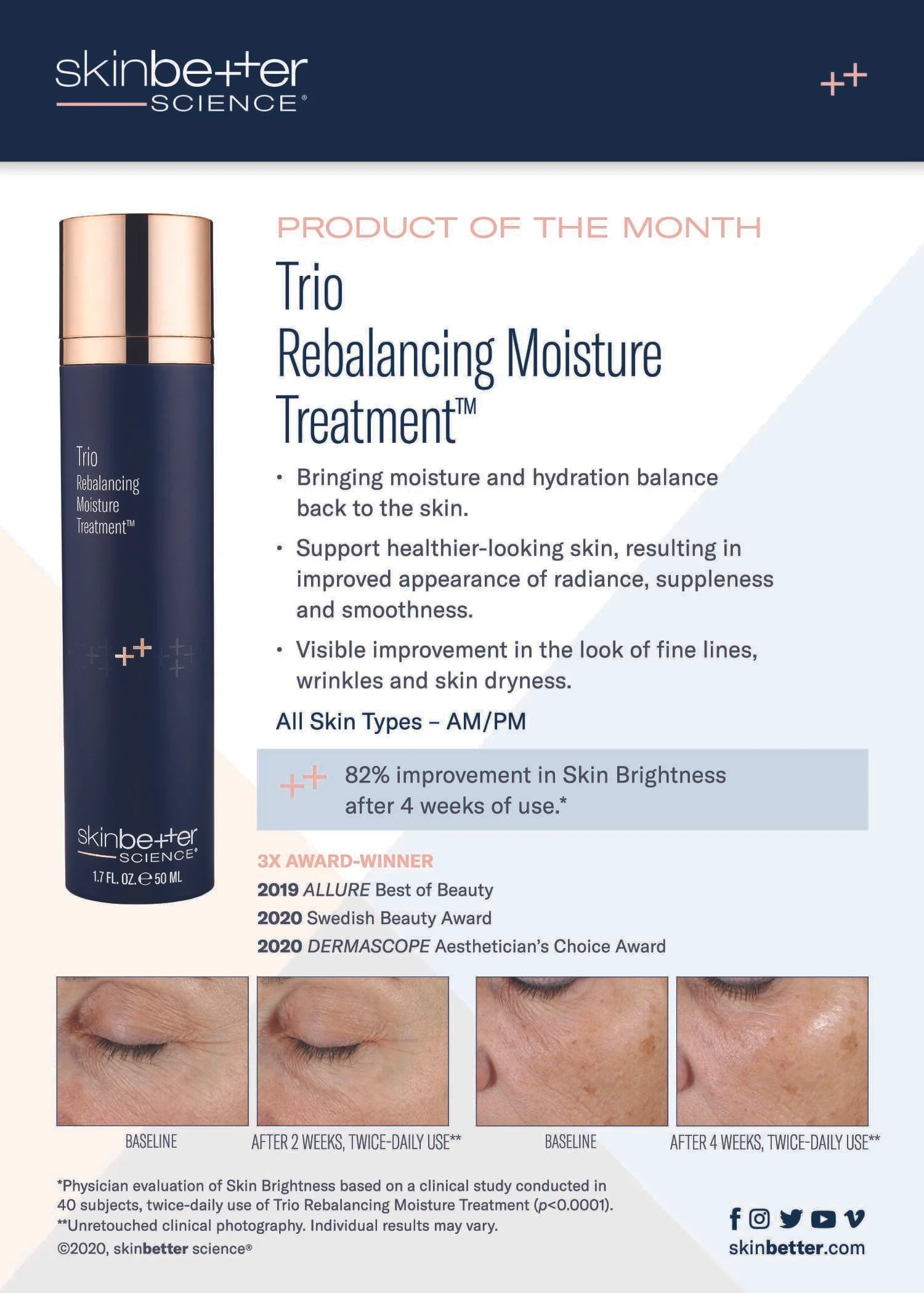 TRIO Rebalancing Moisture Treatment — M Dika Dermatology