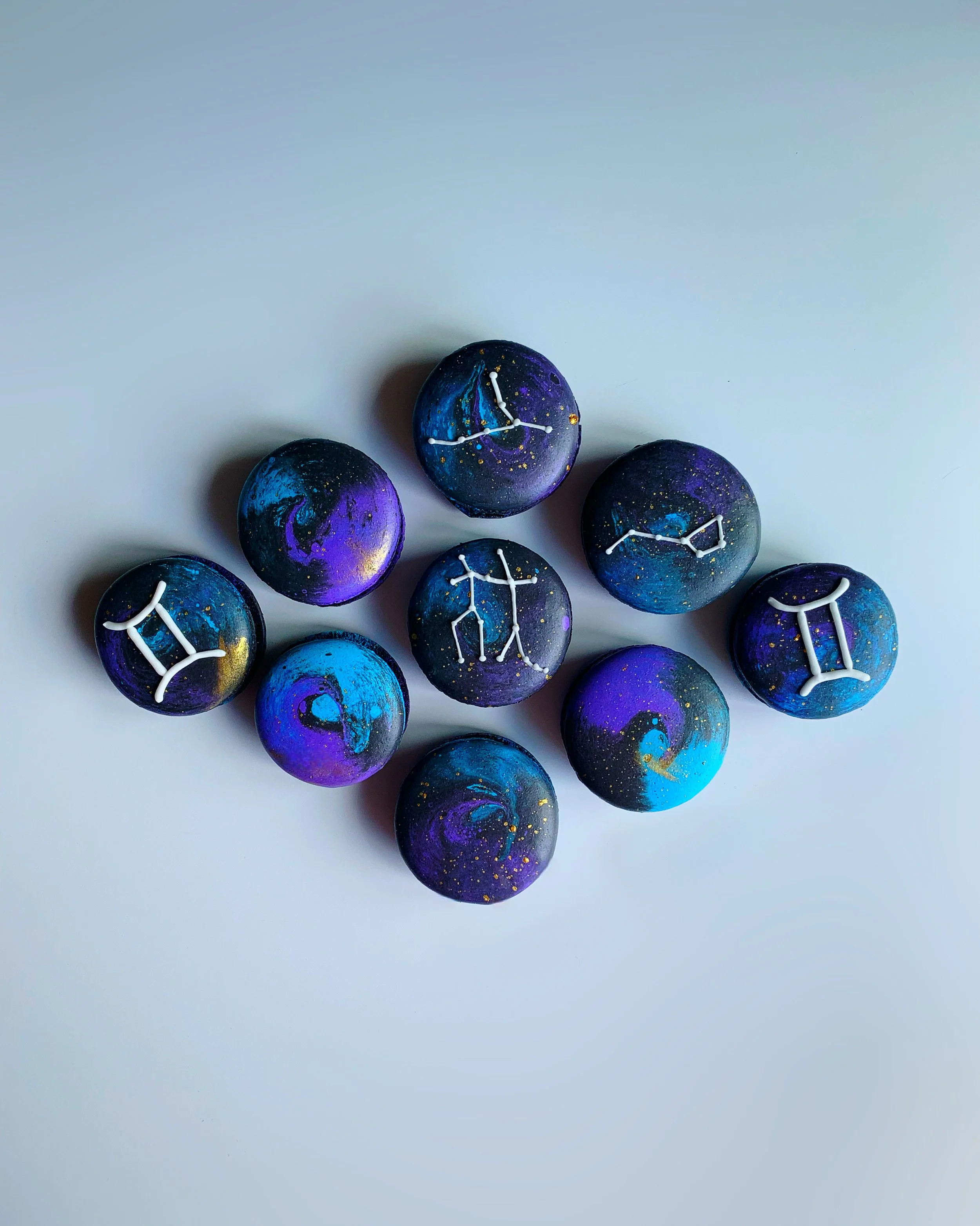 Custom Hand-Painted Macarons — Frankie’s Bakery