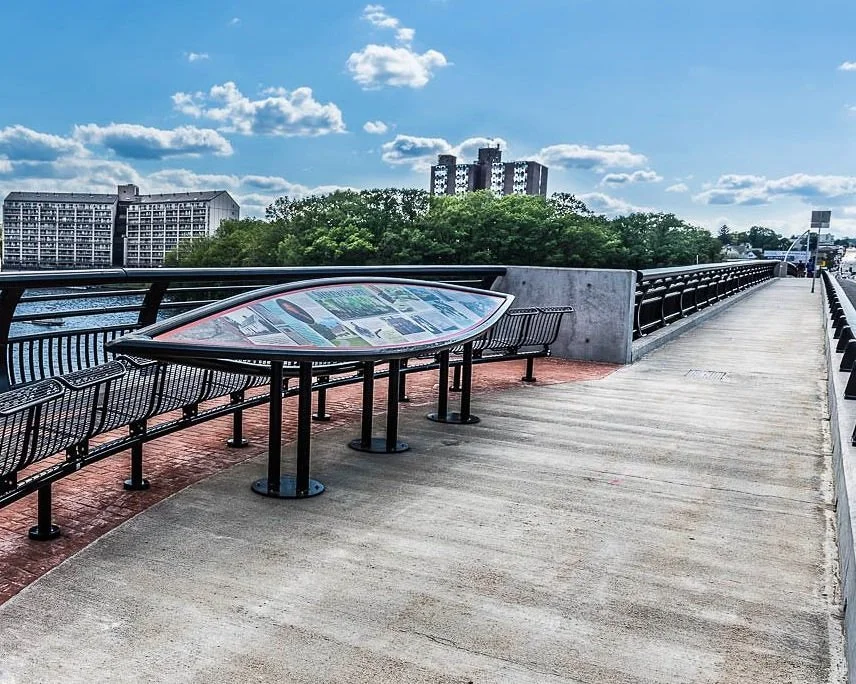 Ken Burns Bridge, Worcester / Shrewsbury, MA — Bridge Art