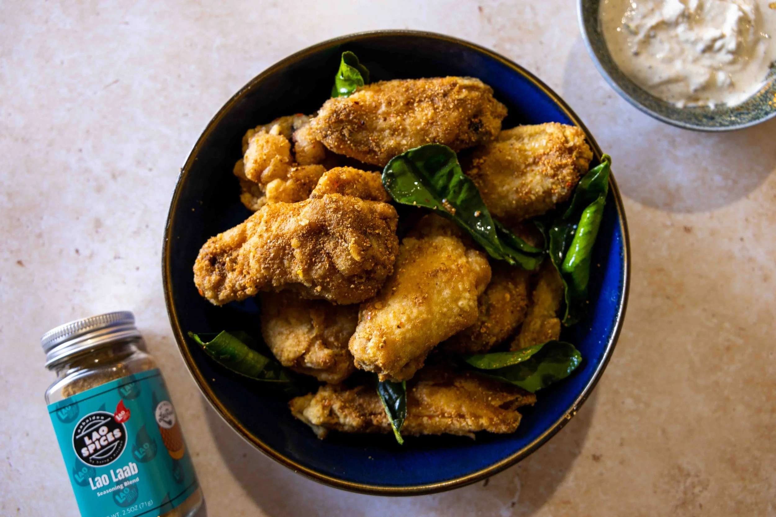 Crispy Laab-Seasoned Wings Recipe : A Lao-Inspired Culinary Delight ...