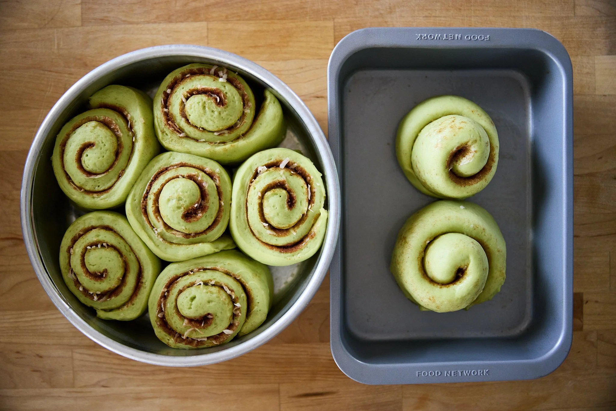 Easy Pandan Cinnamon Rolls Saeng s Kitchen Easy Pandan Cinnamon Rolls Saeng s Kitchen