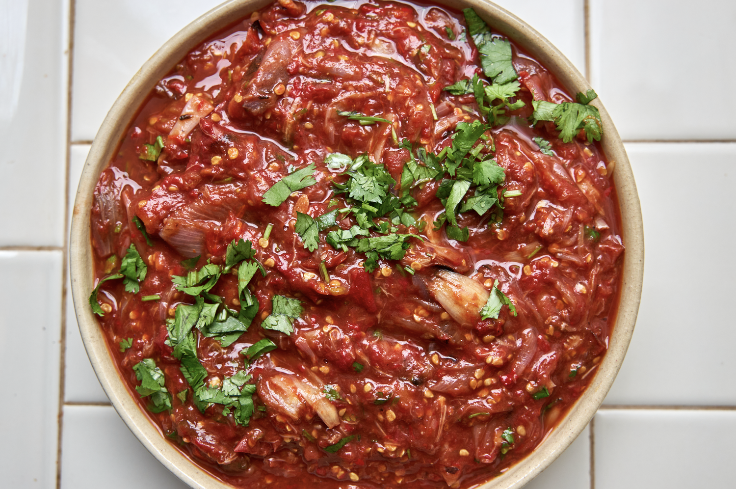 Jeow Mak Len | Lao Tomato Dipping Sauce - Saeng's Kitchen