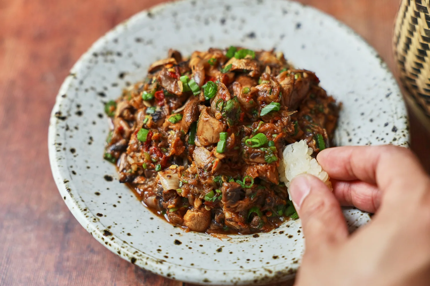 Lao Mushroom Dipping Sauce | Jeow Het - Saeng's Kitchen