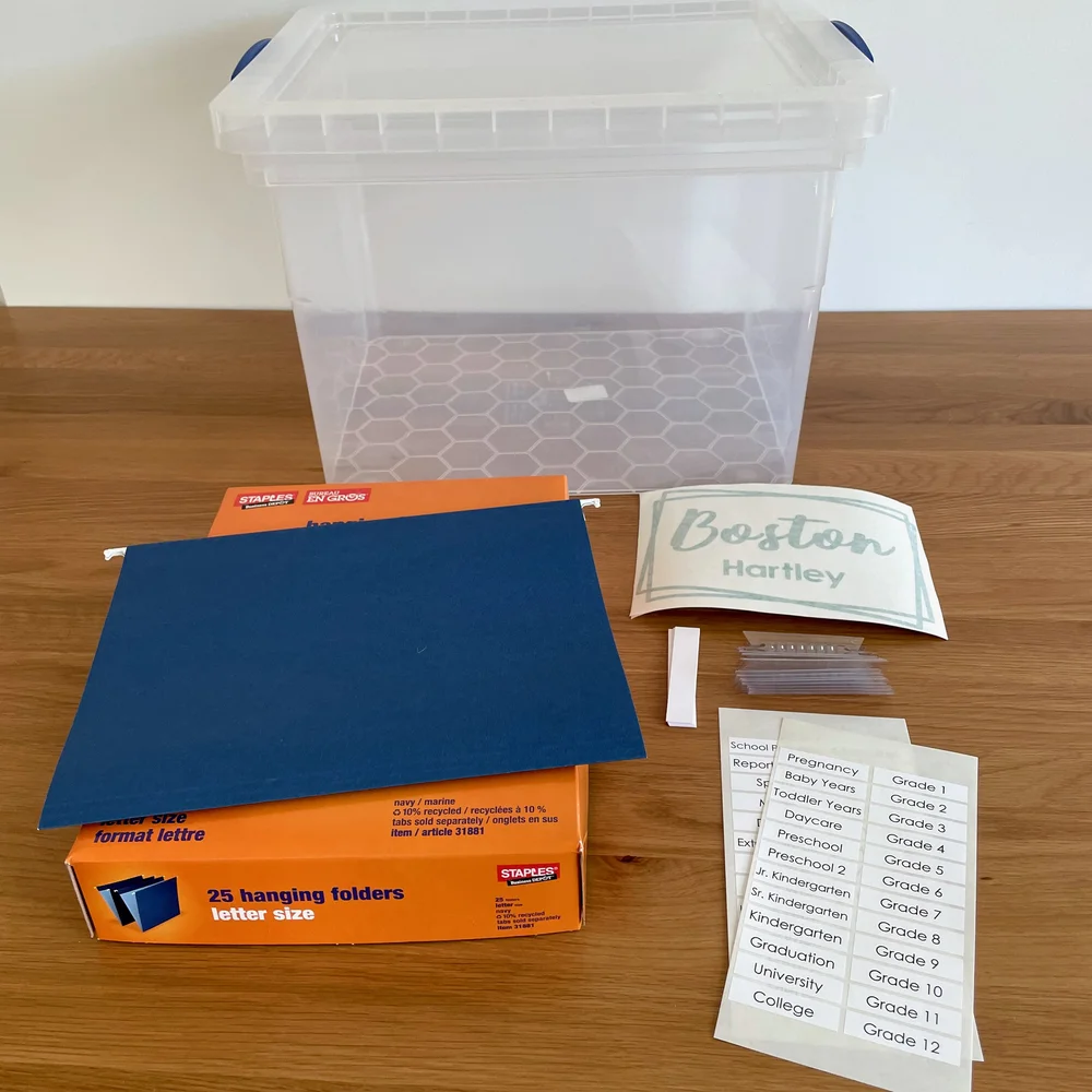 DIY Kids File Box: A Creative Solution for Keeping Your Child's ...