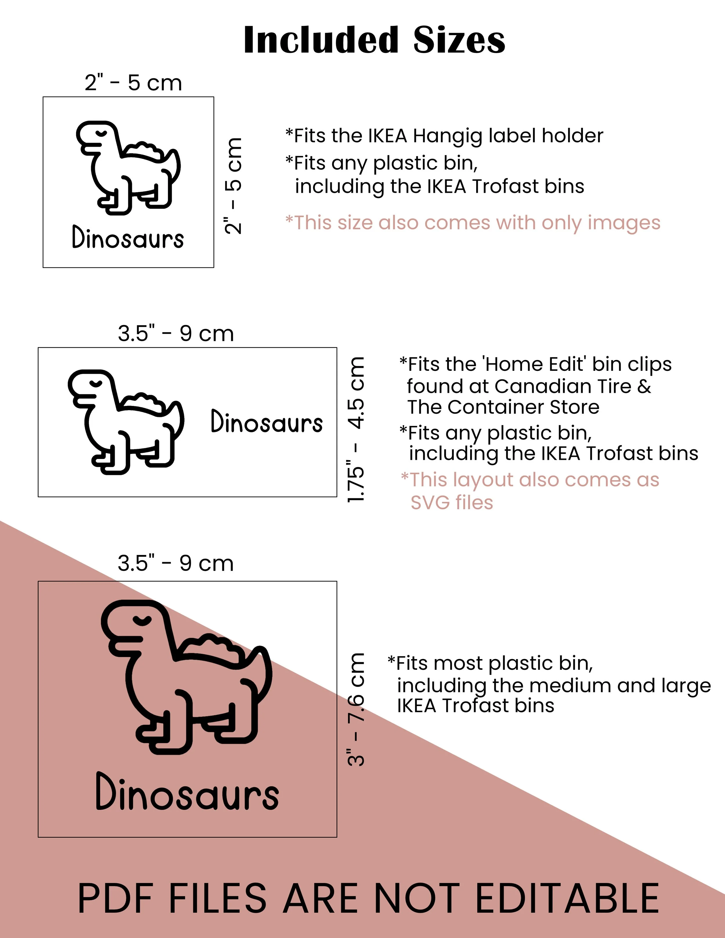 Digital Download Playroom Labels, SVG Toy Labels, Arts and Crafts ...