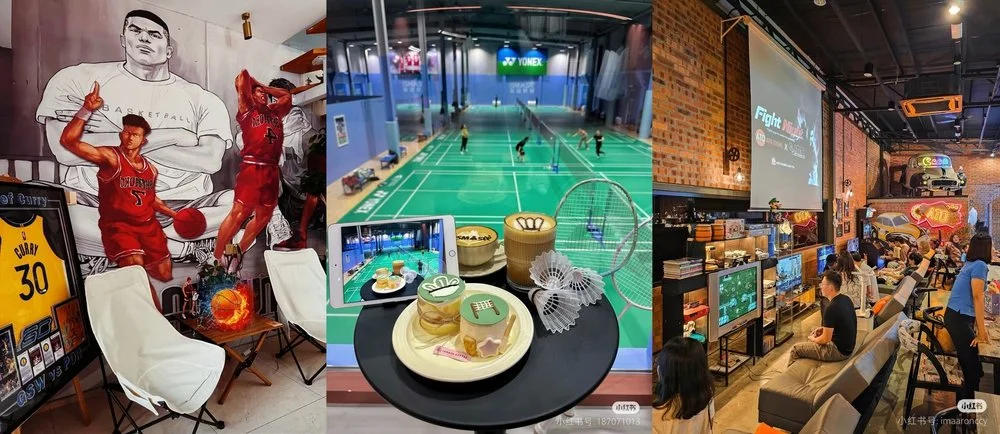 Sip coffee while you sport: cafés themed around sports are trending as ...