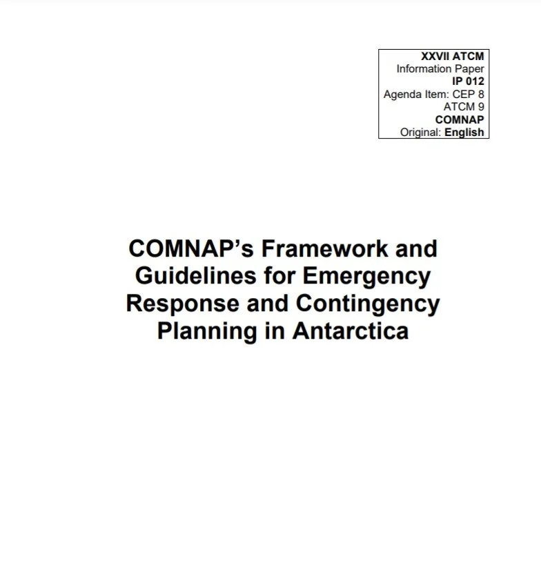 Handbooks, Manuals & Operational Guidelines — COMNAP