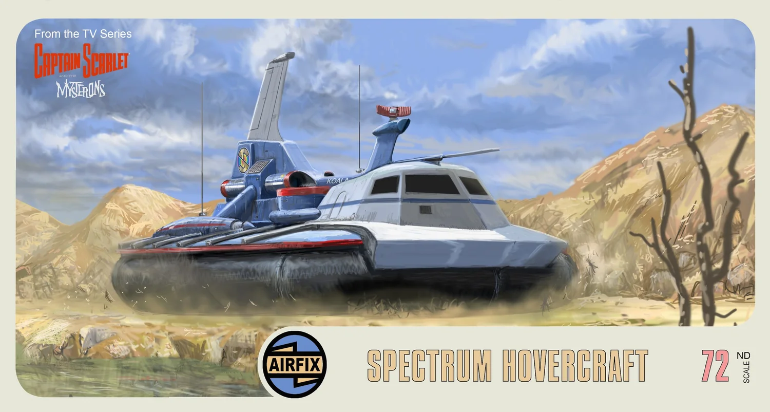 box top Spectrum Hovercraft — MATTELINE