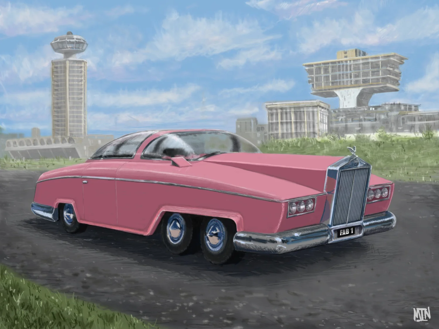 Fab 1 from Thunderbirds — MATTELINE