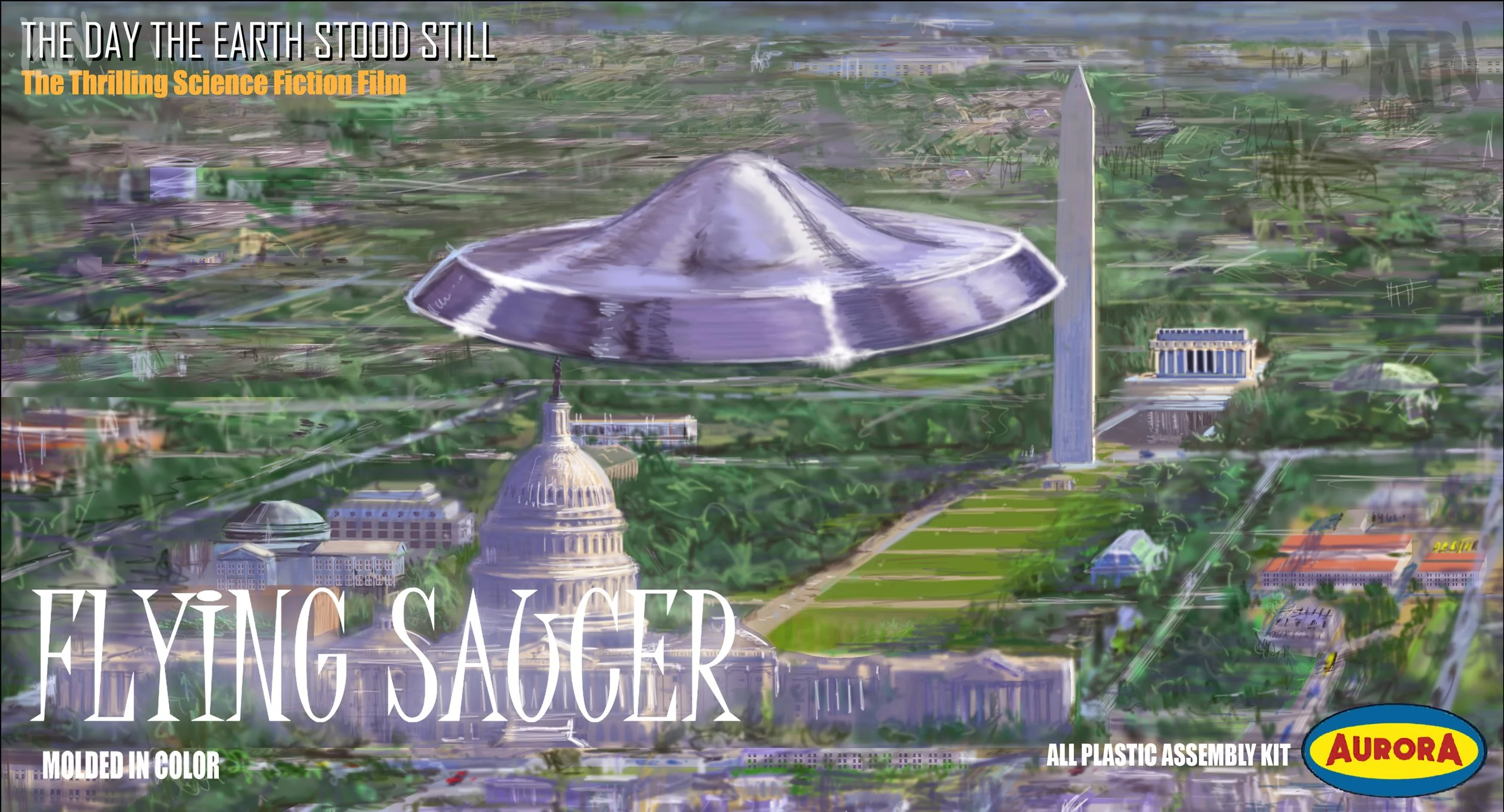 KLAATU's FLYING SAUCER — MATTELINE