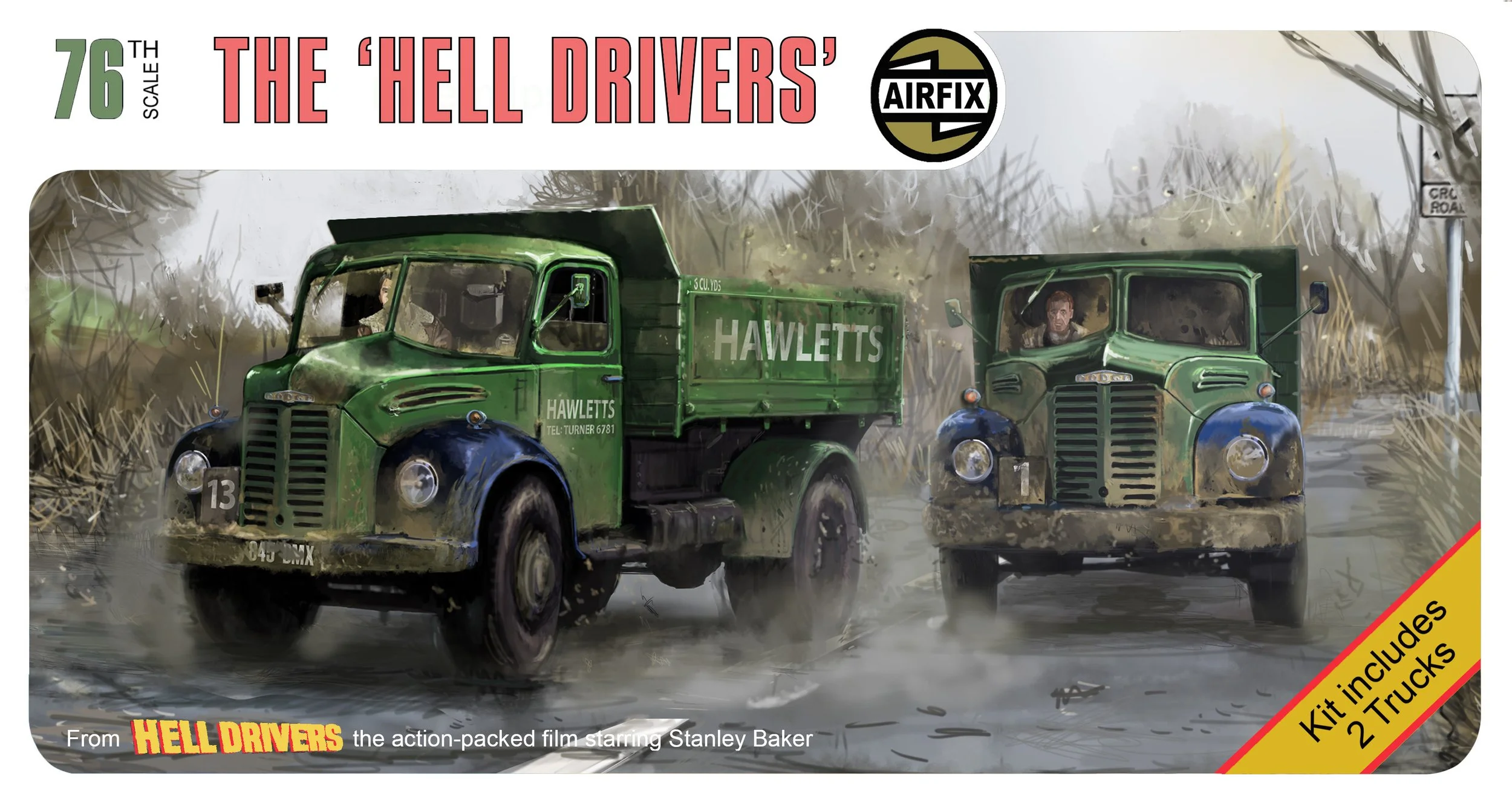 Hell Drivers Dodge 100 Kew (Parrot Nose) Truck — MATTELINE