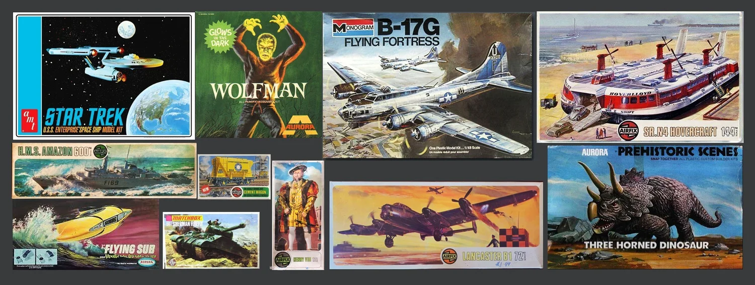 PLASTIC MODEL KITS — MATTELINE
