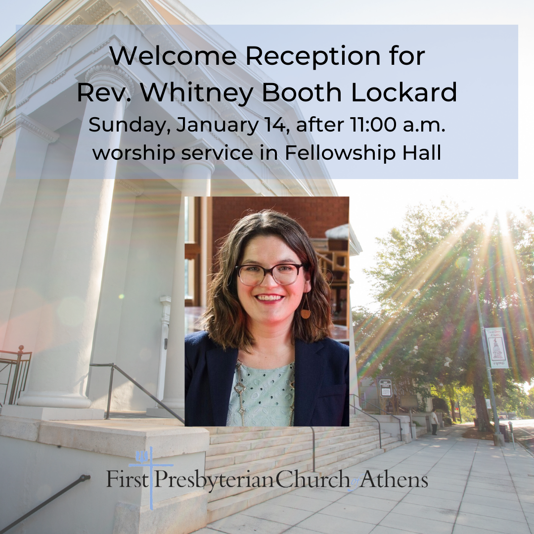 Welcome Reception for Rev. Whitney Booth Lockard, January 14 — First ...