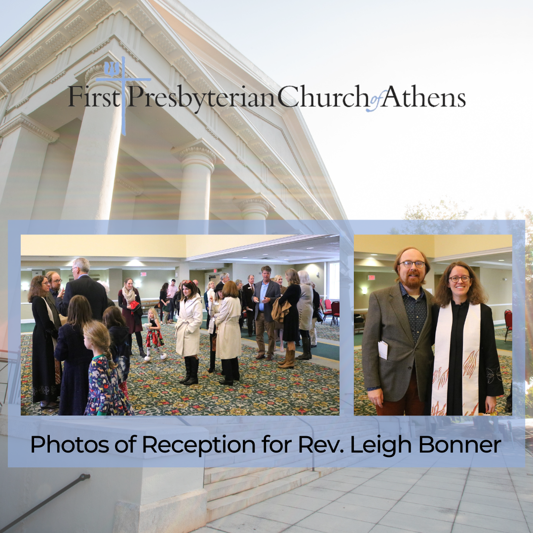 Photos of Reception for Rev. Leigh Bonner — First Presbyterian Church ...