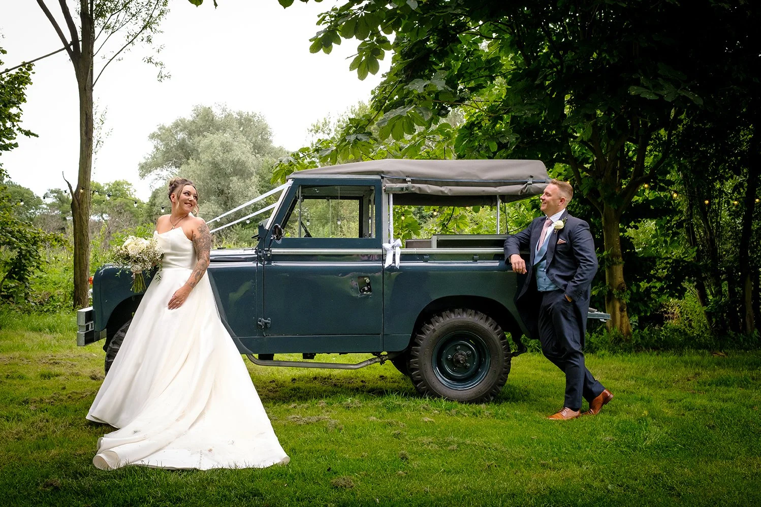 The Wedding Landy - Wedding Car Hire — LT Land Rover Hire