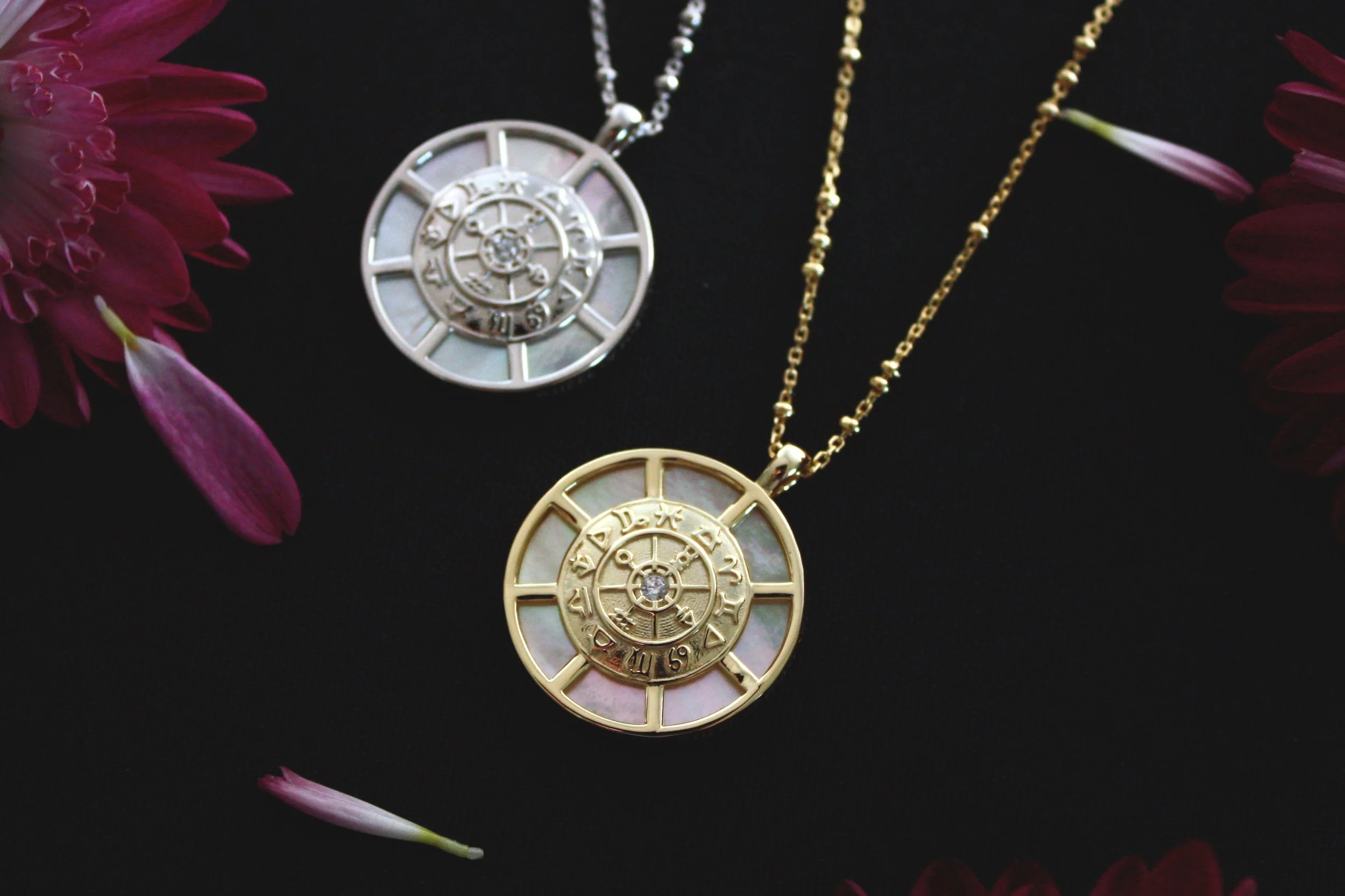 The Moon Tarot Card Talisman Pendant — evenfall jewelry - celestial ...