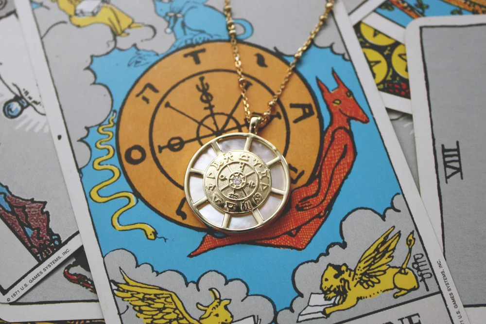 The Star Tarot Card Talisman Pendant — evenfall jewelry - celestial ...