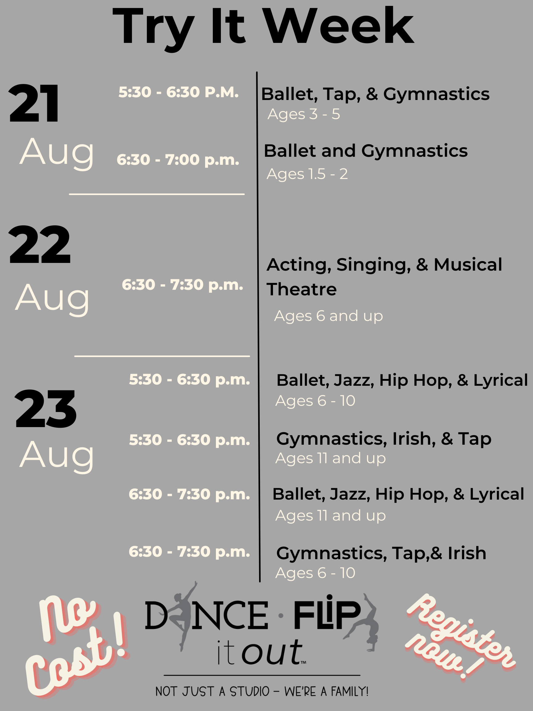 Try It Week — Dance It Out