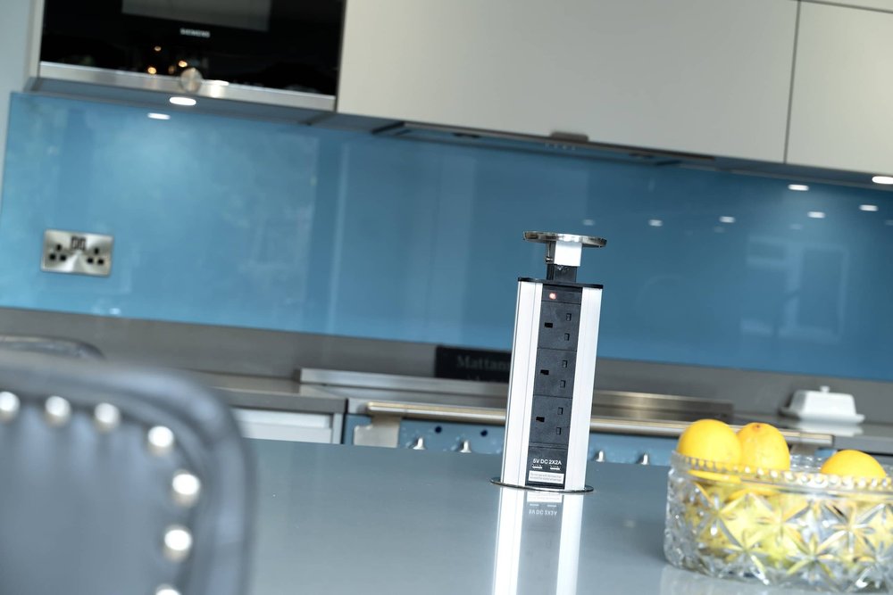 Contemporary Blue Kitchen in Thame - Ridgeway Interiors