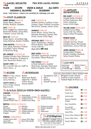Novena — Two Men Bagel House