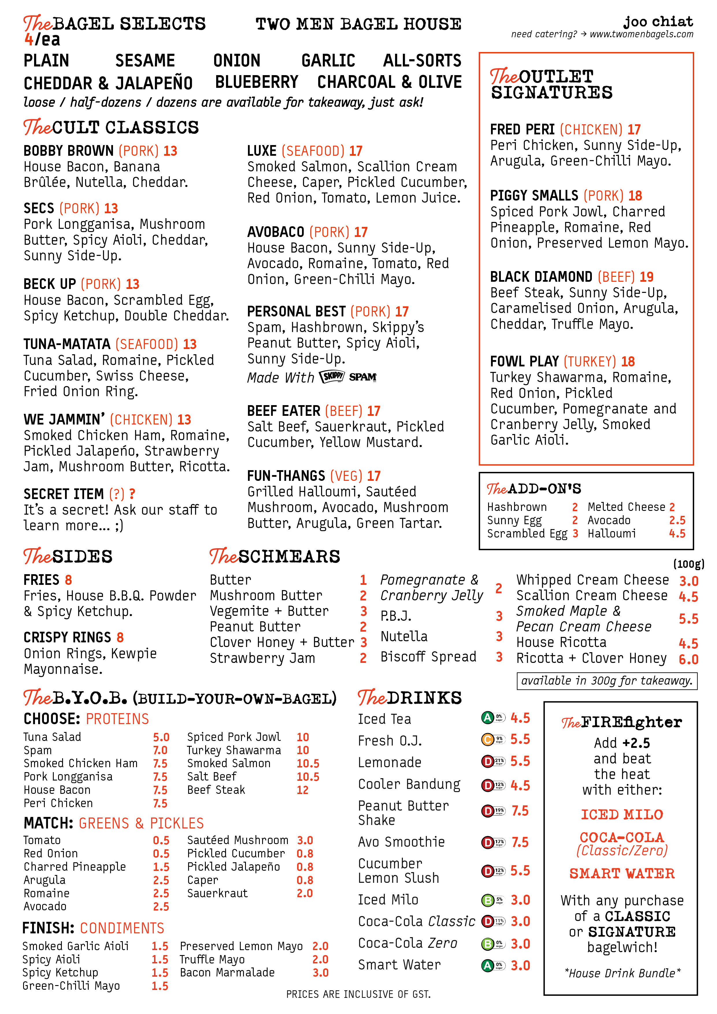 Joo Chiat — Two Men Bagel House