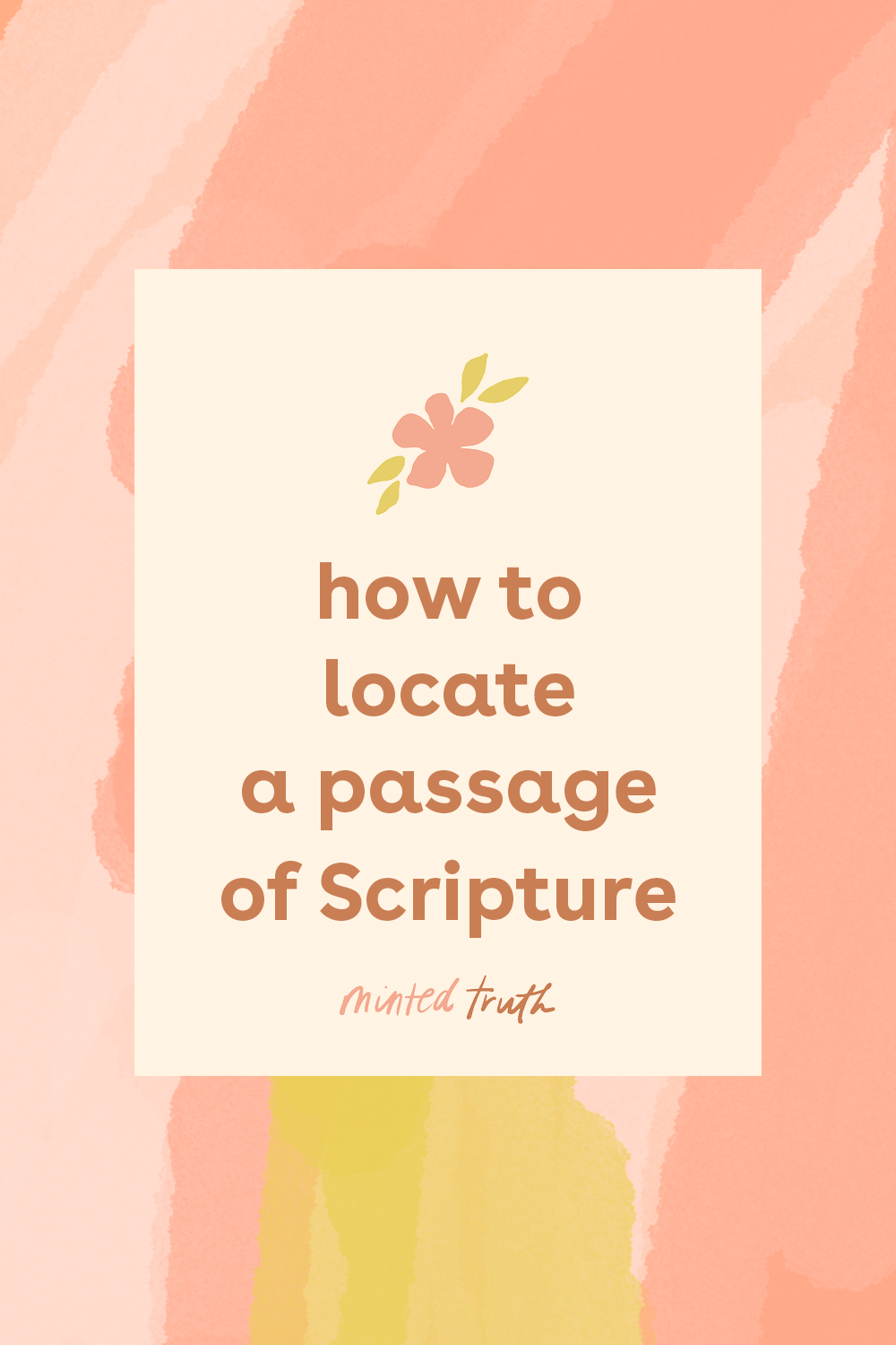 How to Locate a Passage of Scripture — Minted Truth