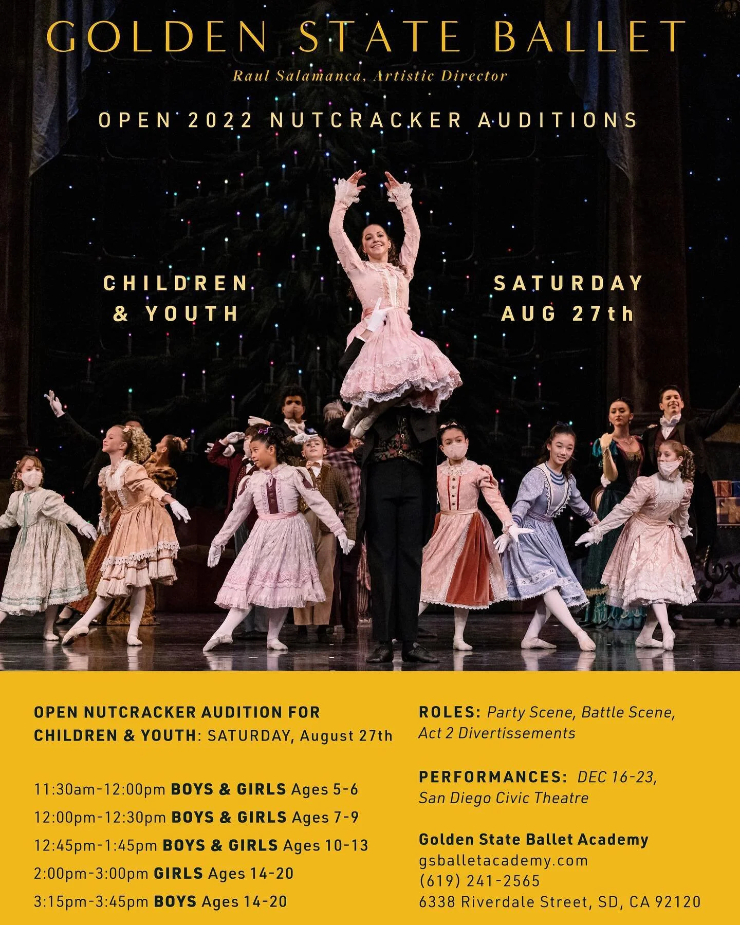 GOLDEN STATE BALLET ACADEMY — Contact