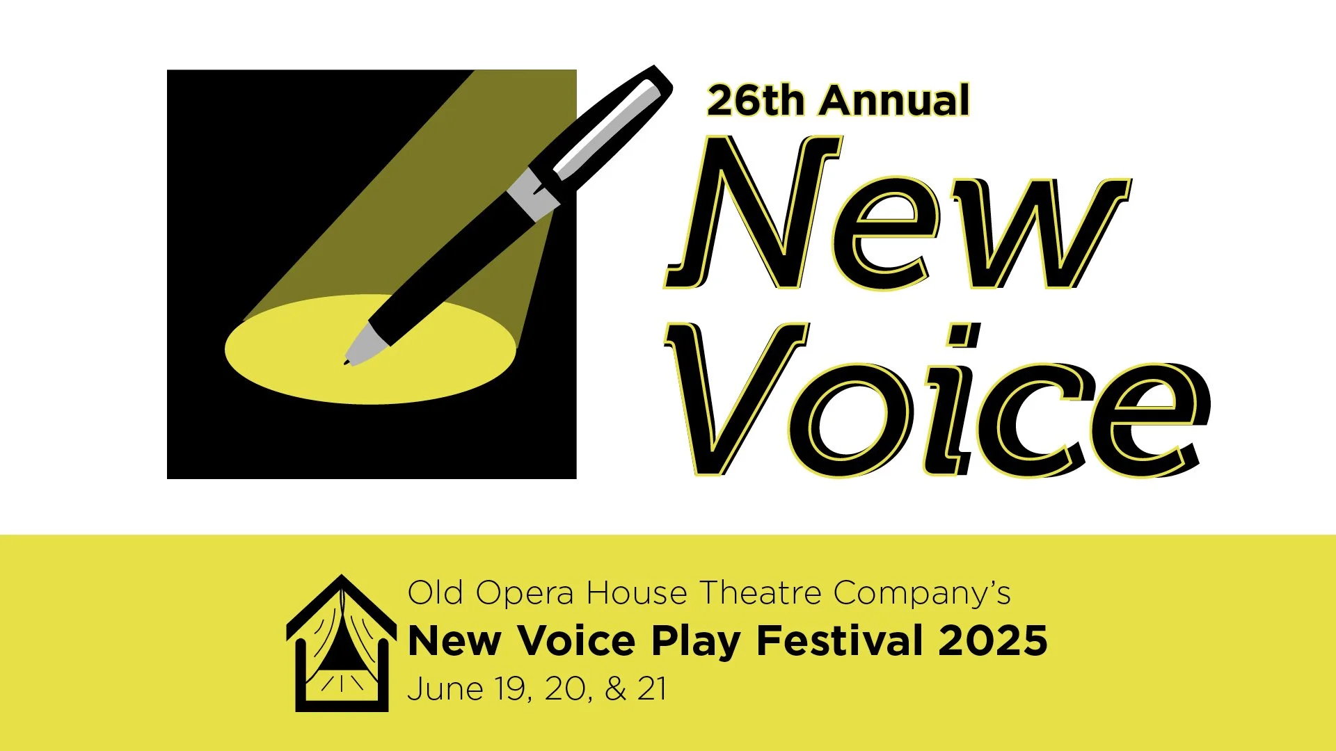 New Voice Play Festival 2026 — The Old Opera House Theatre Company