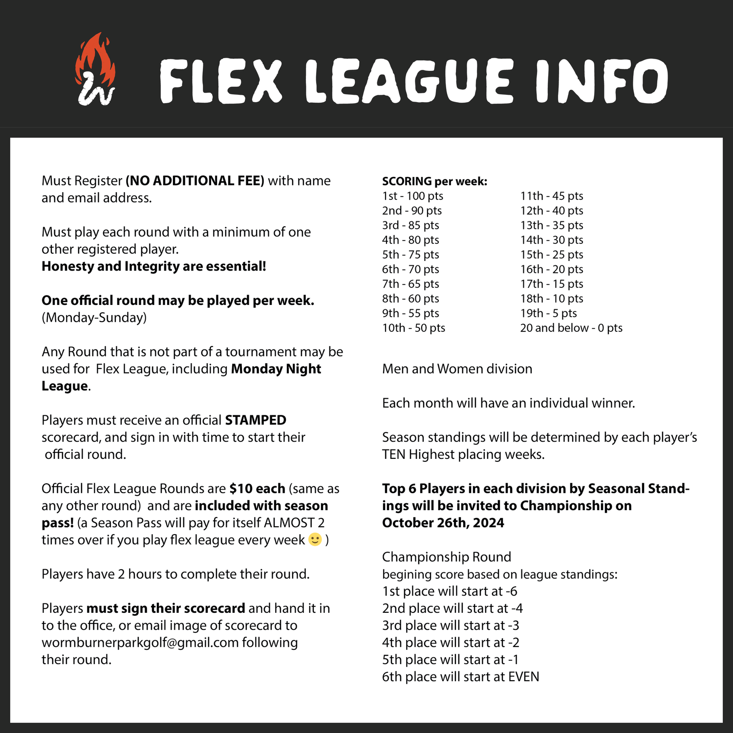 Wormburner Park Golf