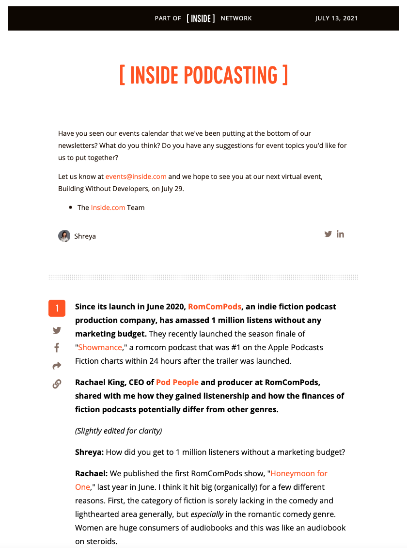 We'll develop, produce and amplify your podcast in our one-stop shop ...