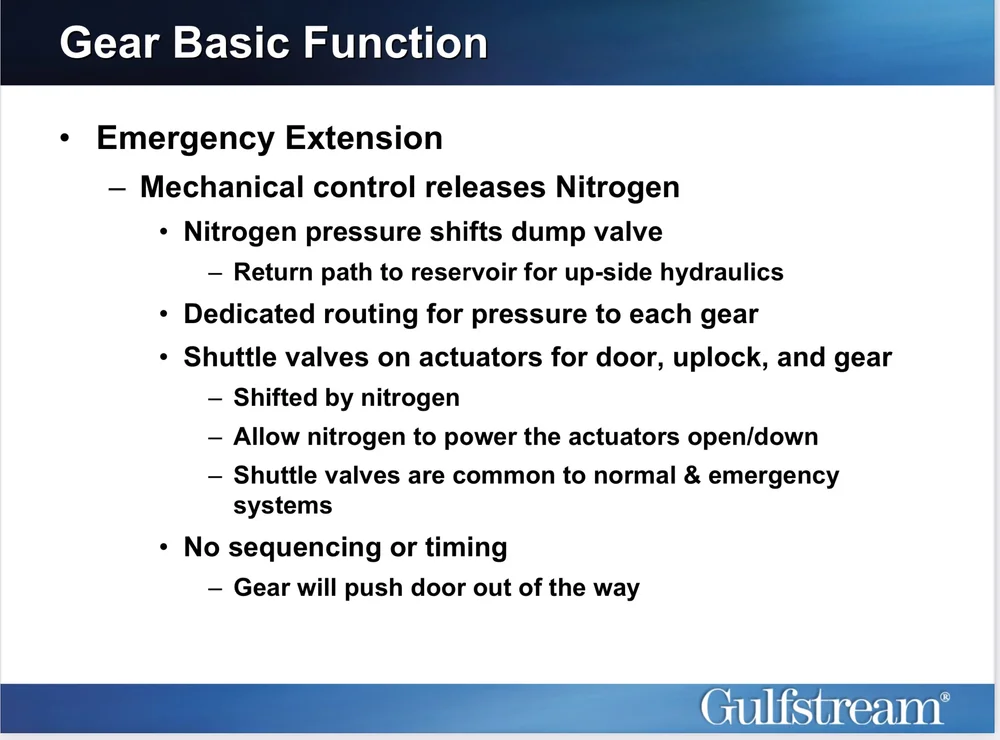 Landing Gear 101 — G450/G550/G500/G600/G650/G700 User's Resource