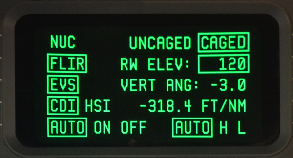 Heads Up Display — G450/G550/G500/G600/G650/G700 User's Resource