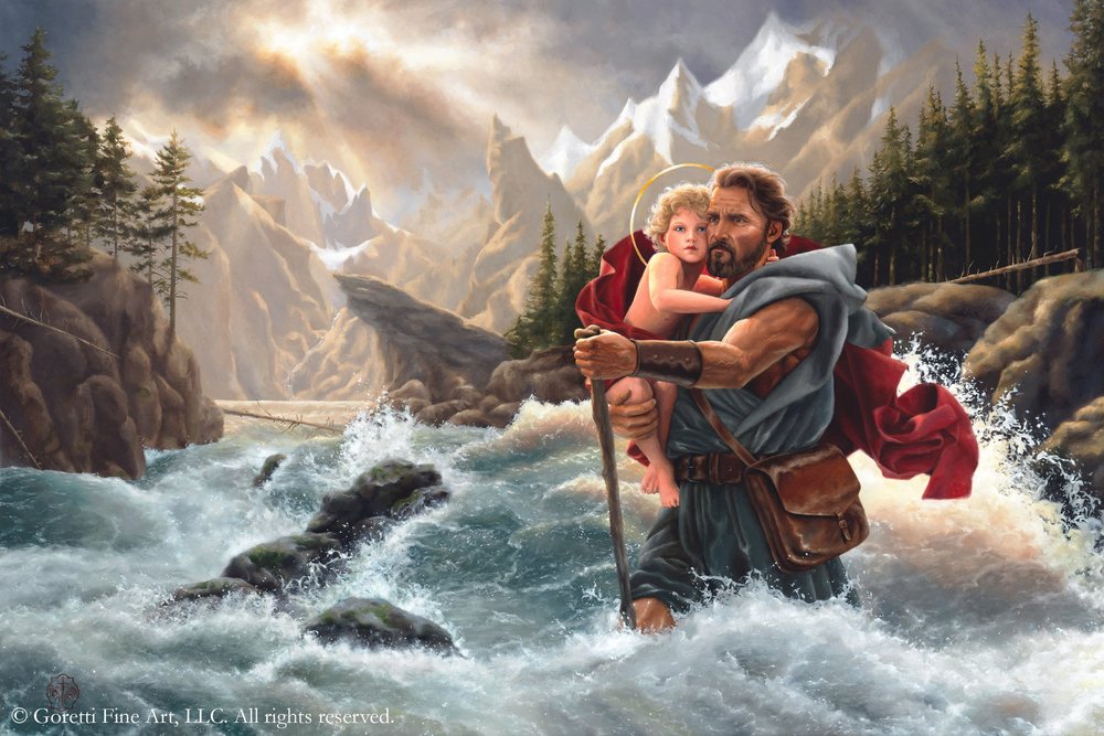 St Christopher — Goretti Fine Art