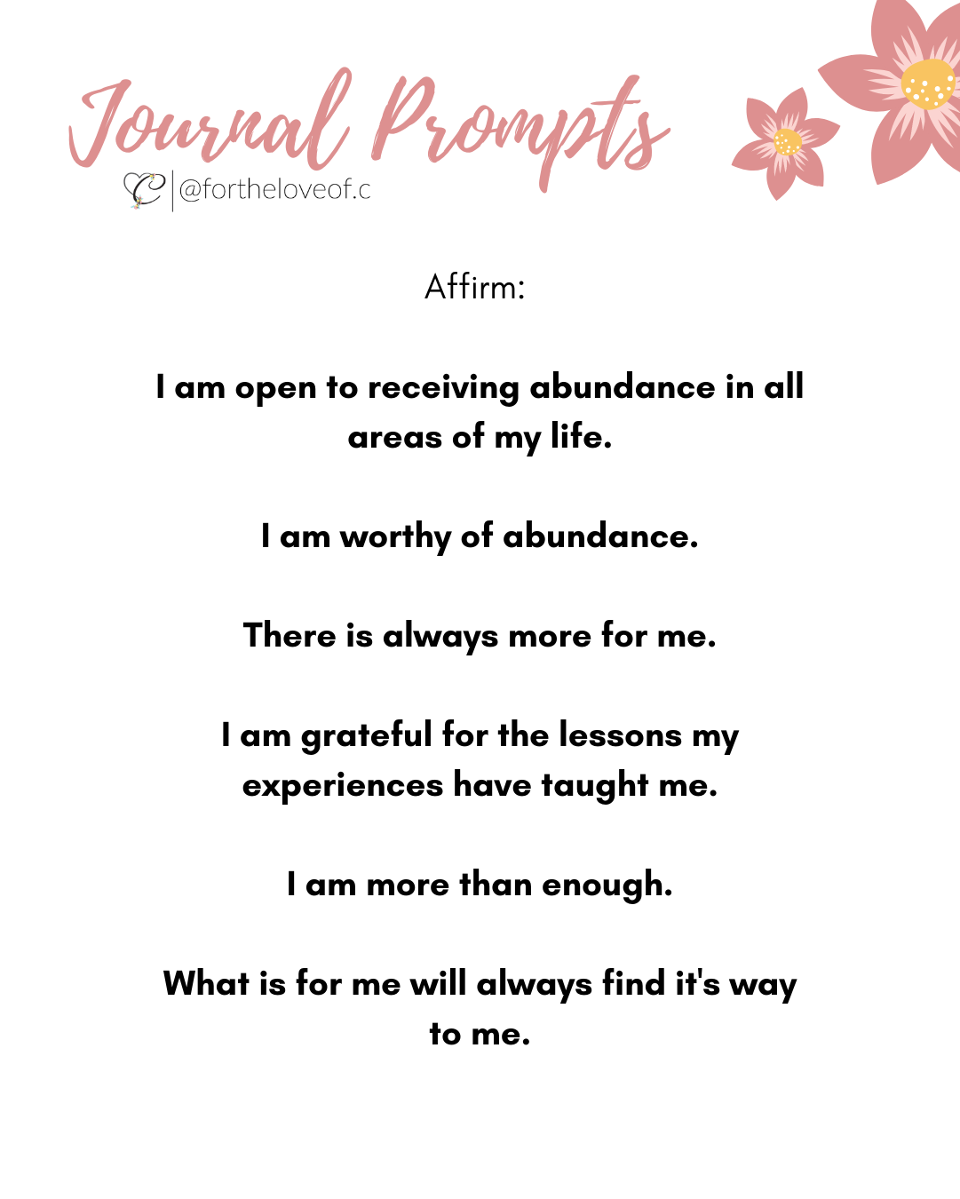 Abundance Mindset — LOVING ME FASHIONABLY